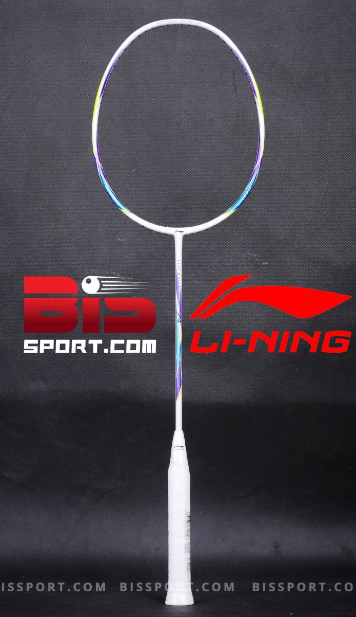 Vợt Cầu Lông Lining Windstorm 74 Chính Hãng - Trắng Full - Thanh Thoát , Nhẹ Nhàng , Linh Hoạt